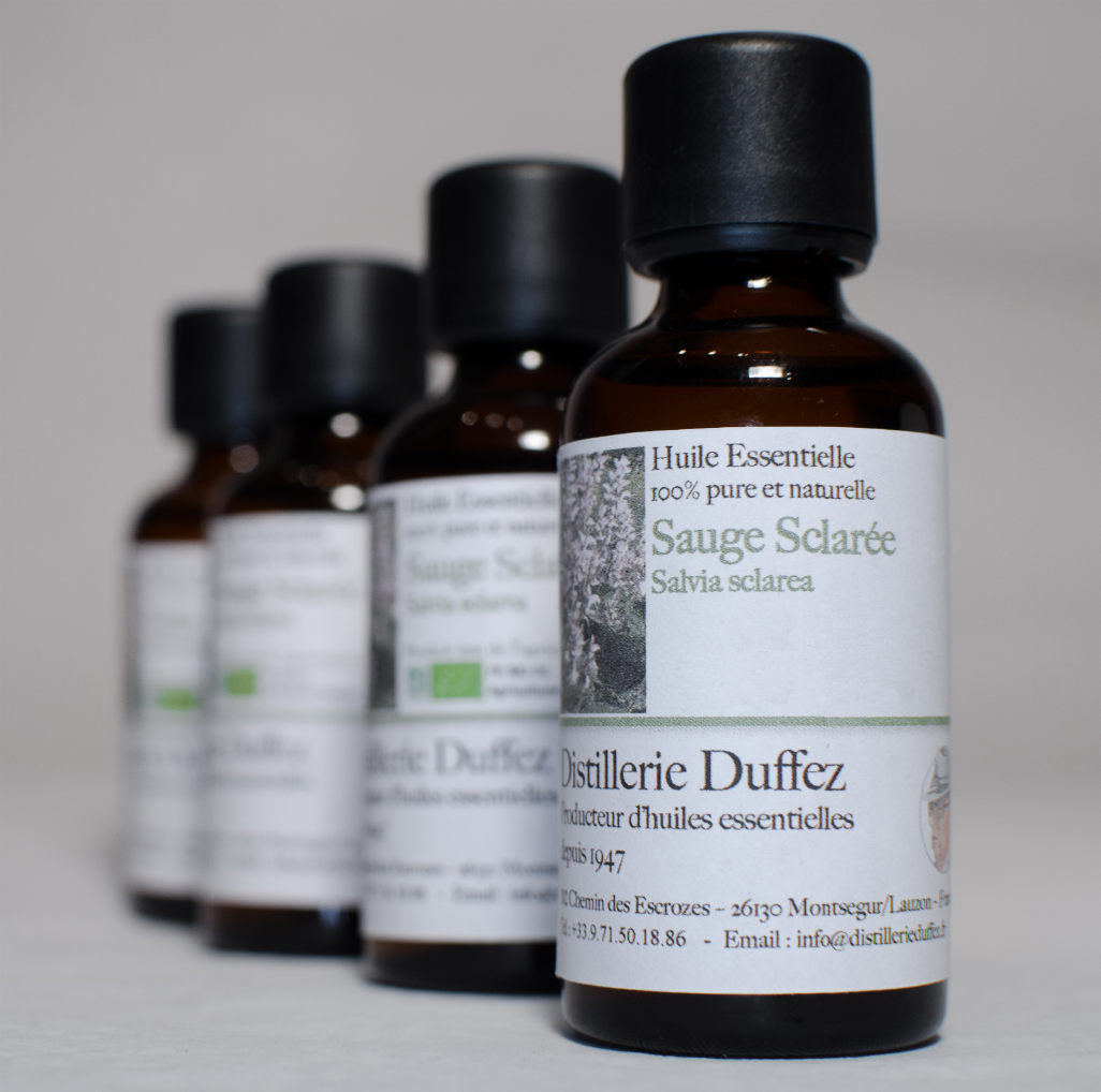 Huile Essentielle de Sauge Sclarée - Distillerie Duffez